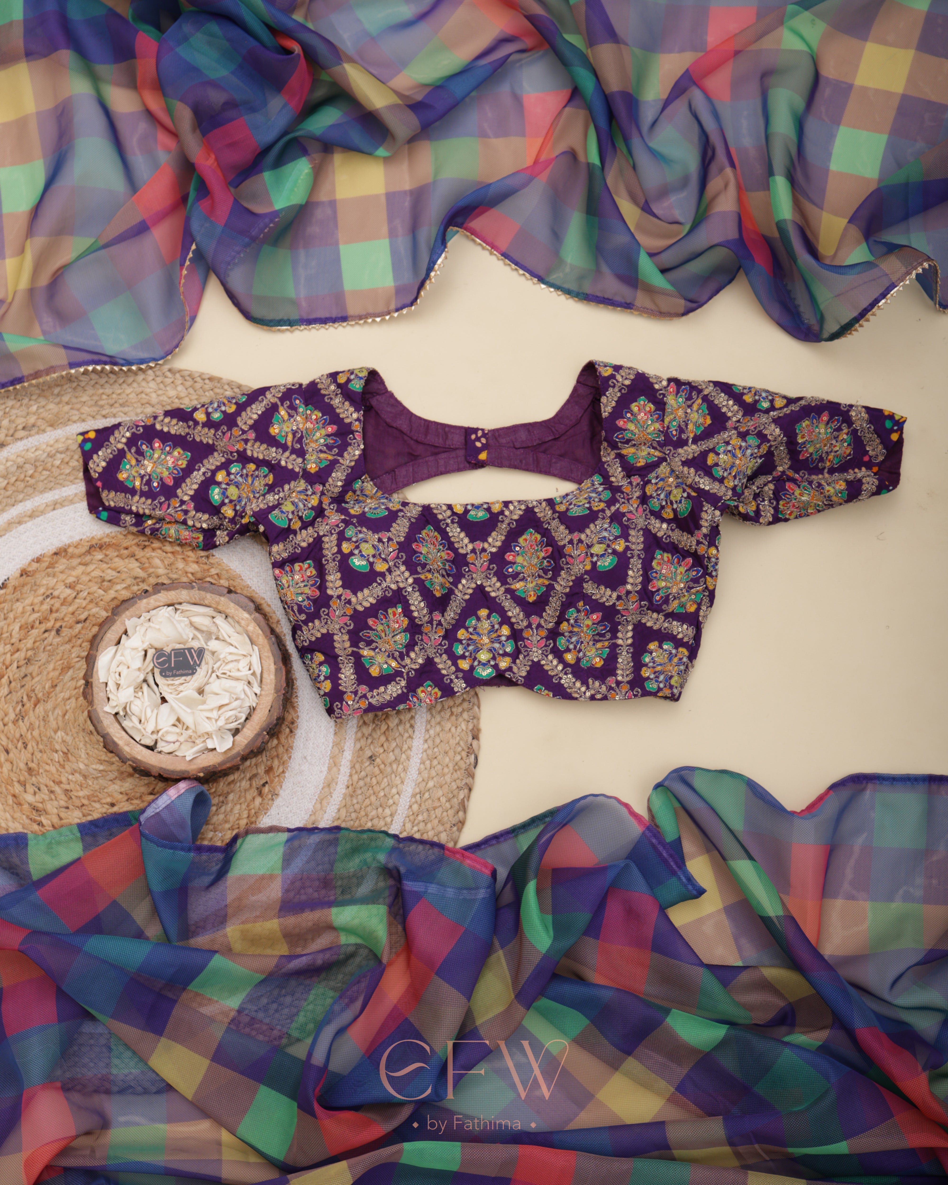 MADRASI CHECKS -LUXE EDIT – efwbyfathimastore